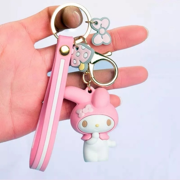 Sanrio | Accessories | Sanrio Hello Kittys My Melody Keychain Wcharms ...